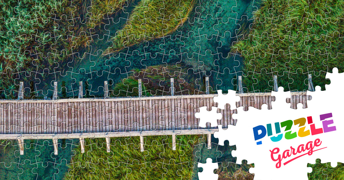 Wooden bridge Jigsaw Puzzle (Architecture, Bridges) | Puzzle Garage