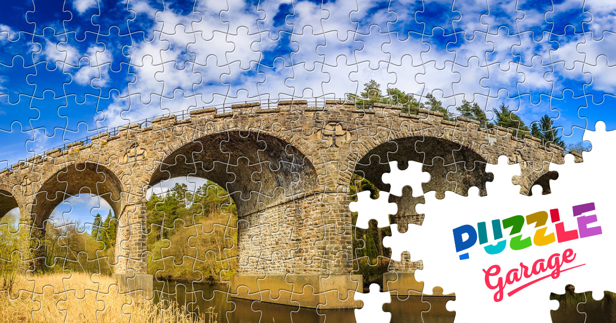 Viaduct Kielder, UK Jigsaw Puzzle (Countries, Great Britain) | Puzzle ...