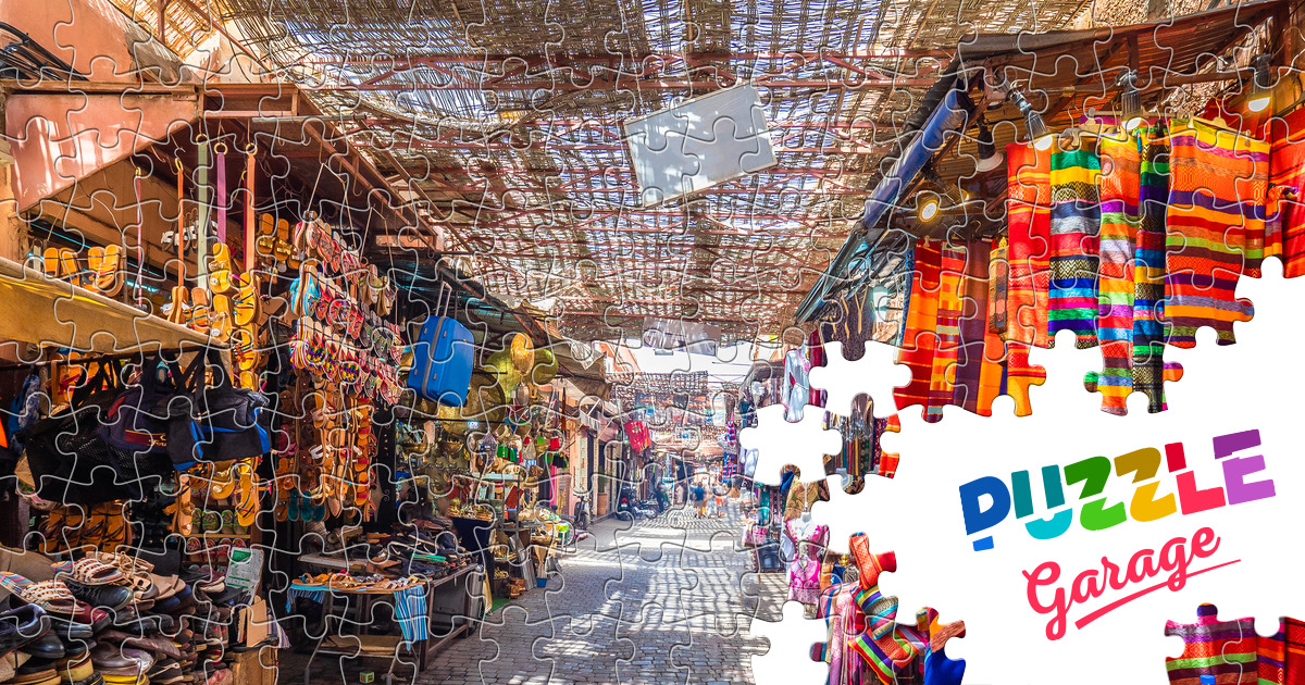Market in Morocco Jigsaw Puzzle (Countries, Morocco) | Puzzle Garage