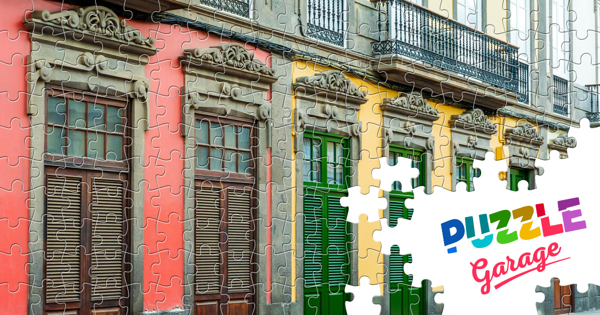 Historic buildings of Las Palmas de Gran Canaria Jigsaw Puzzle ...